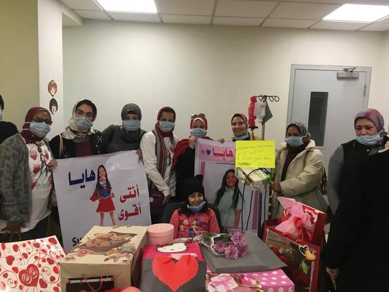 Haia, you are stronger than cancer” a love message carried by students ...